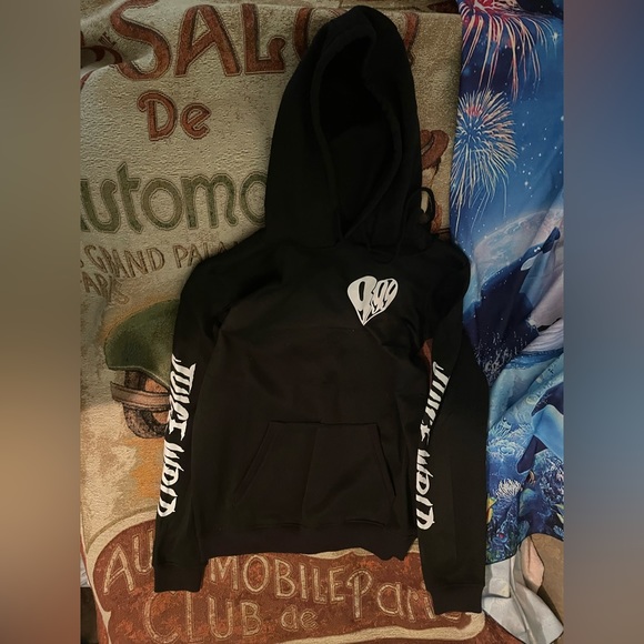 unbranded | Shirts | Juice Wrld Hoodie Rip 998219 Skull 999 Heart Size ...